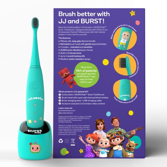 None | Other | Kids Cocomelon Sonic Toothbrush With Head And 1 Charging ...
